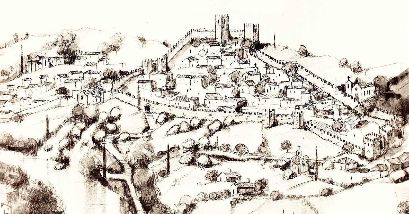 Castelo e cerca urbana de Alenquer – Torres, castillos y fortalezas