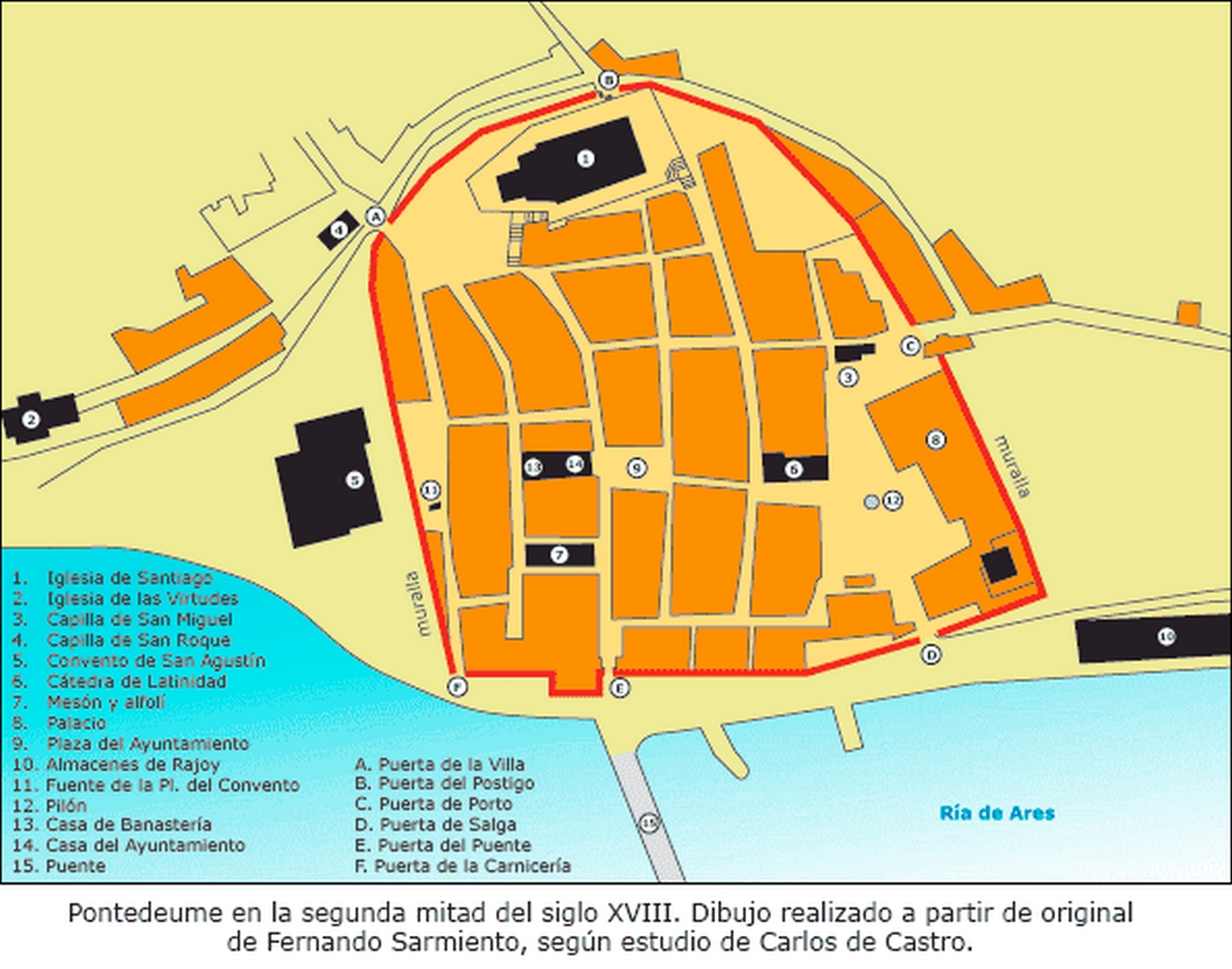 Pontedeume, la villa de los Andrade – Torres, castillos y fortalezas